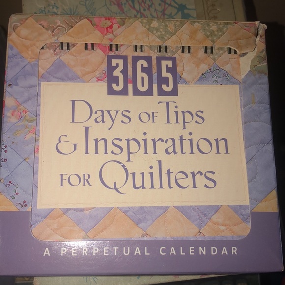 Barbour | Office | Quilters Perpetual Calendar 365 Days Of Tips And ...